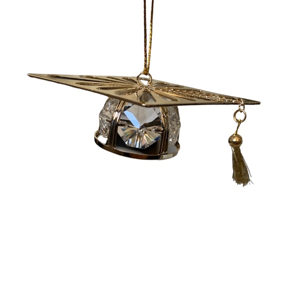Crystal Millenium | Other | Graduation Cap With Tassel Gold Metal ...